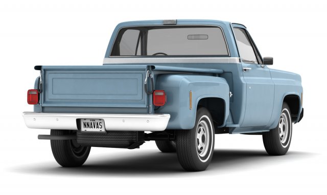 generic step side pickup truck 10 Modèle 3D in SUV 3DExport