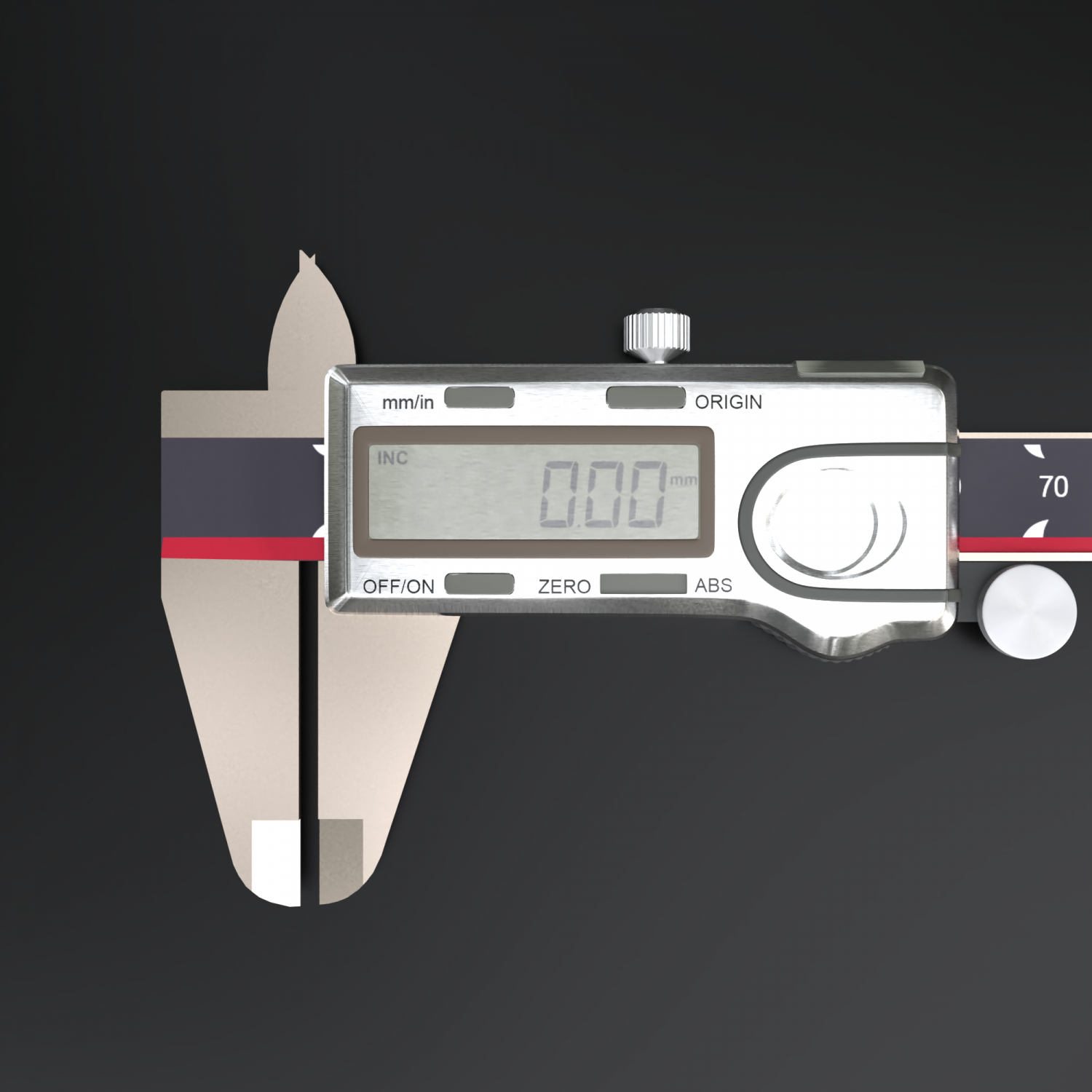 Digital Vernier Caliber 3D Models in Tools 3DExport