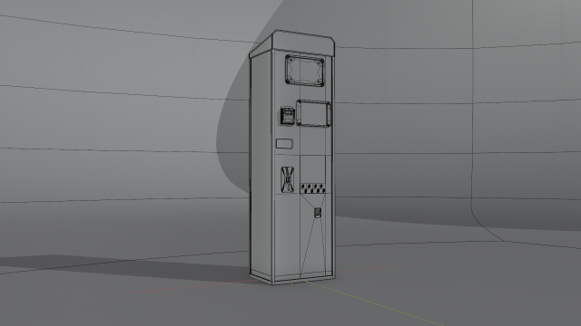 souvenir coin vending machine 3D Model in Machines 3DExport