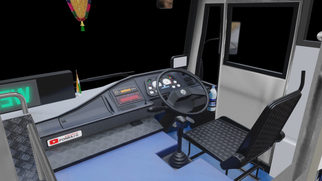 SETC Prakash Vega bus model of Tamil Nadu Government 3D 模型 in 公共汽车 3DExport
