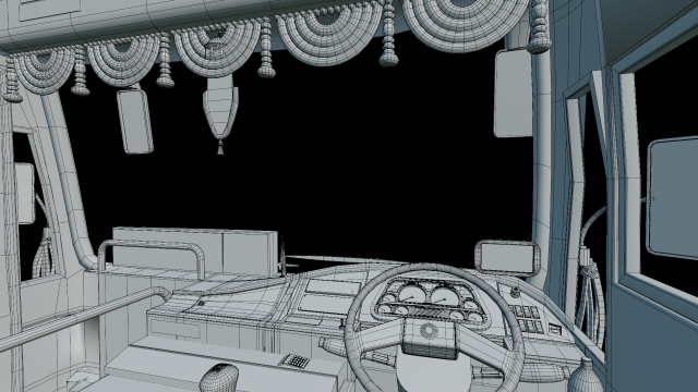 SETC Prakash Vega bus model of Tamil Nadu Government 3D 模型 in 公共汽车 3DExport