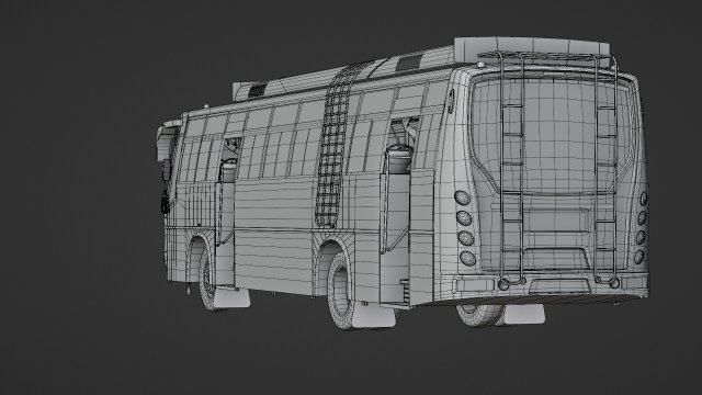 KrCo Private bus - TamilNadu INDIA 3D Model in Bus 3DExport