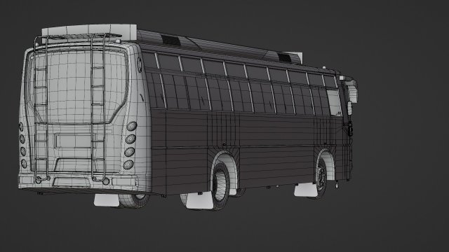 KrCo Private bus - TamilNadu INDIA 3D Model in Bus 3DExport