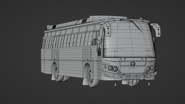 KrCo Private bus - TamilNadu INDIA 3D Model in Bus 3DExport