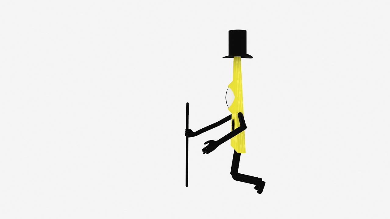 Bill Schiffer Gravity Falls 3D Model in Other 3DExport