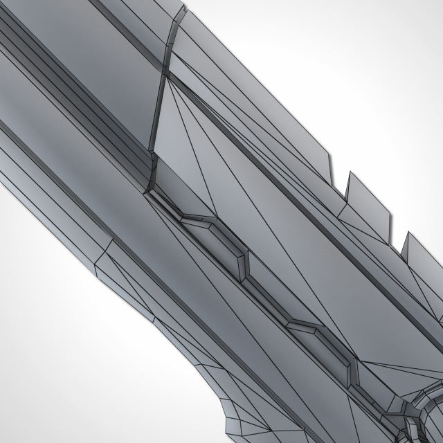 heavy full metal sword - remake Free 3D Model in SCI-FI 3DExport