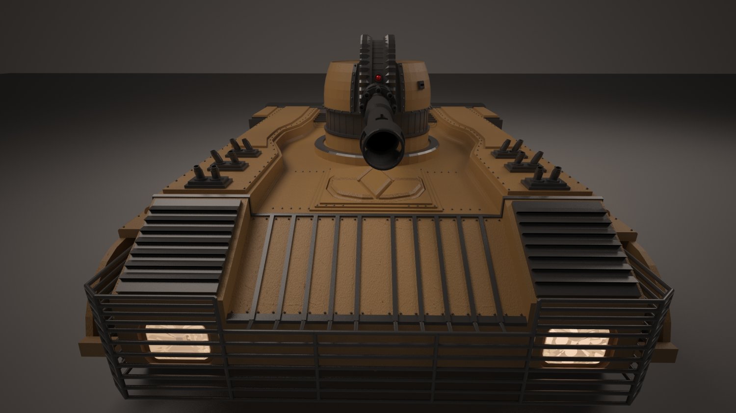 Modern Tank 3D Model in Armor 3DExport