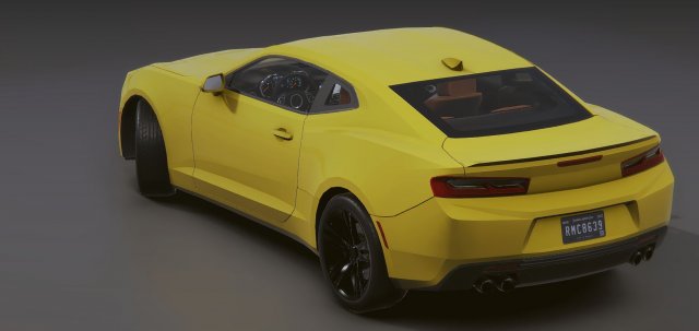 Realistic Mobile Car 02 3D Model in Racing 3DExport