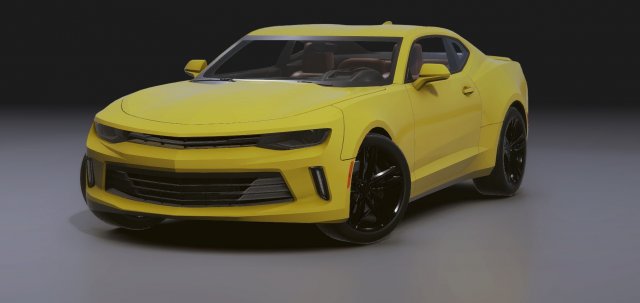 Realistic Mobile Car 02 3D Model in Racing 3DExport
