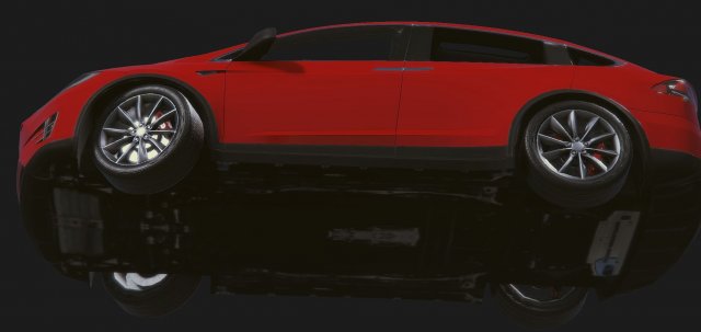 Realistic Mobile Car 05 3D Model in Sedan 3DExport