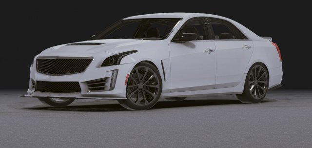 Realistic Mobile Car 18 3D Model in Racing 3DExport