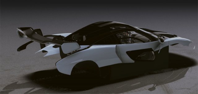 Realistic Mobile Car 40 3D Model in Racing 3DExport