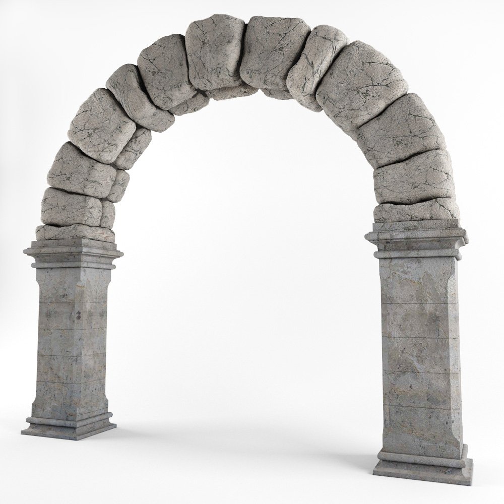 arc 3D Model in Decoration 3DExport
