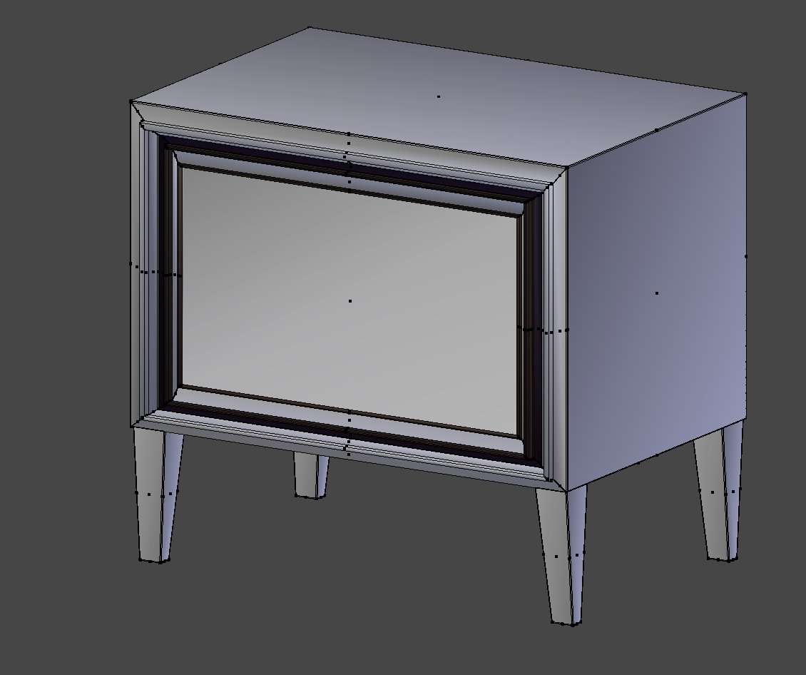 modern nightstand 3D Models in Bedroom 3DExport