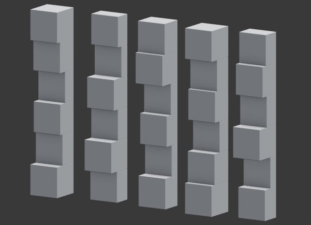 3d modular 3d feature wall panels cubes model 3D Model in Sculpture ...