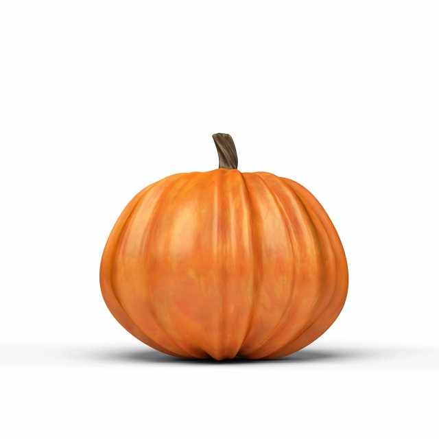 pumpkin 3D Model in Vegetable 3DExport