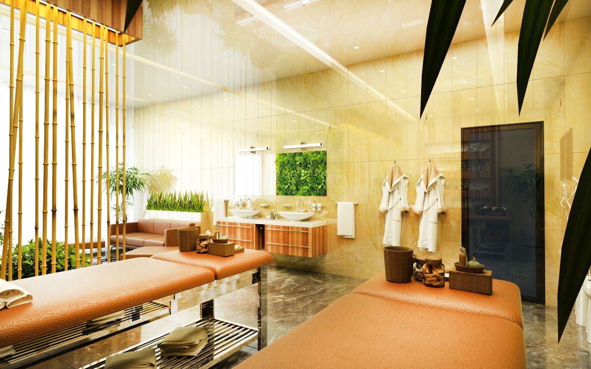 spa room 3D Model in Bathroom 3DExport