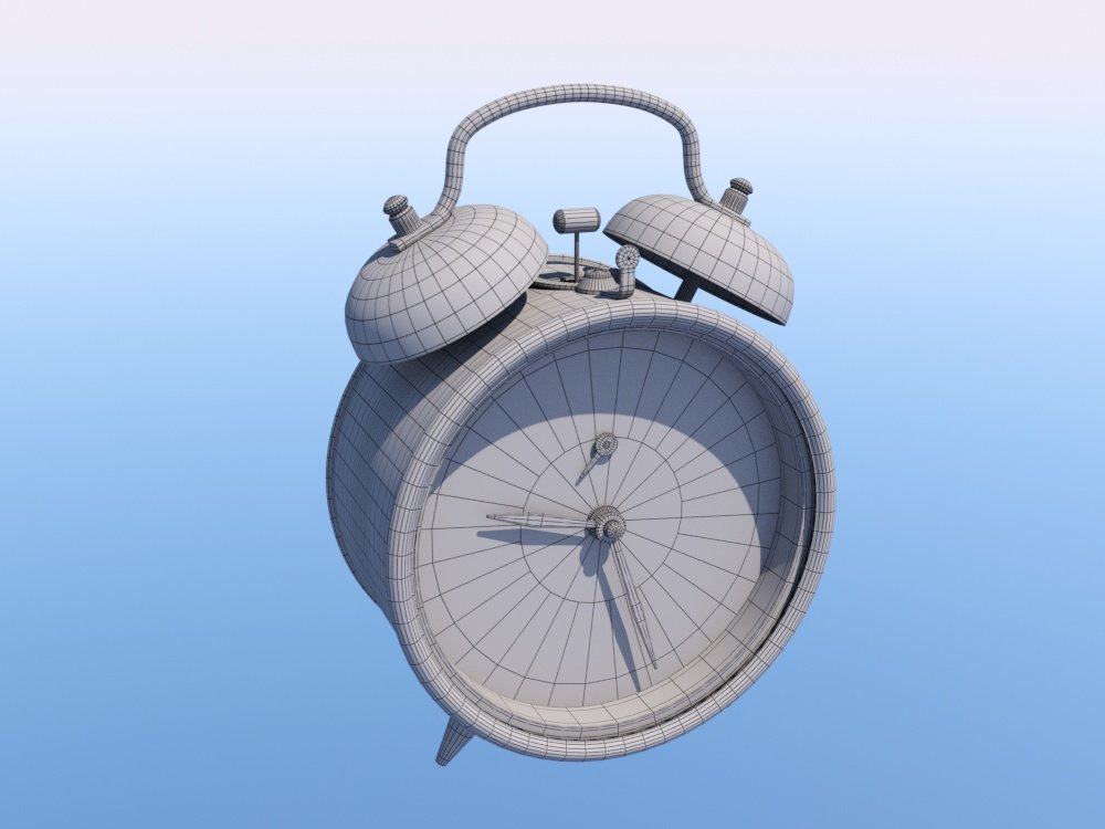 Alarm clock 3D Model in Other 3DExport