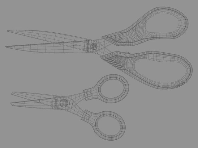 two scissors Free 3D Model in Other 3DExport