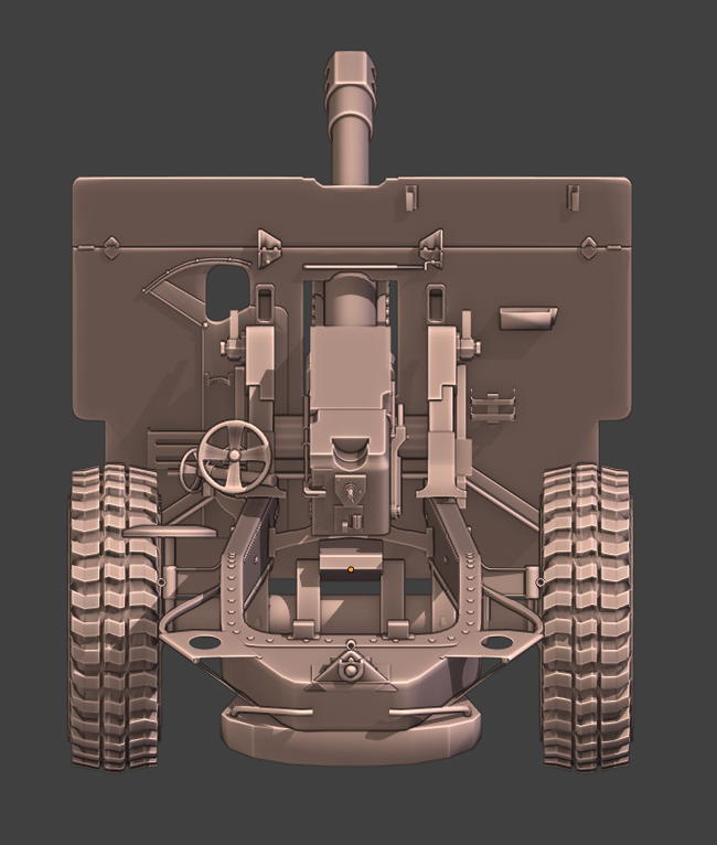 ARTILLERY 3D Model in Artillery 3DExport