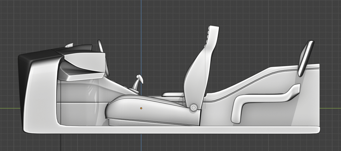 CAR INTERIOR 3D Model in Cart 3DExport