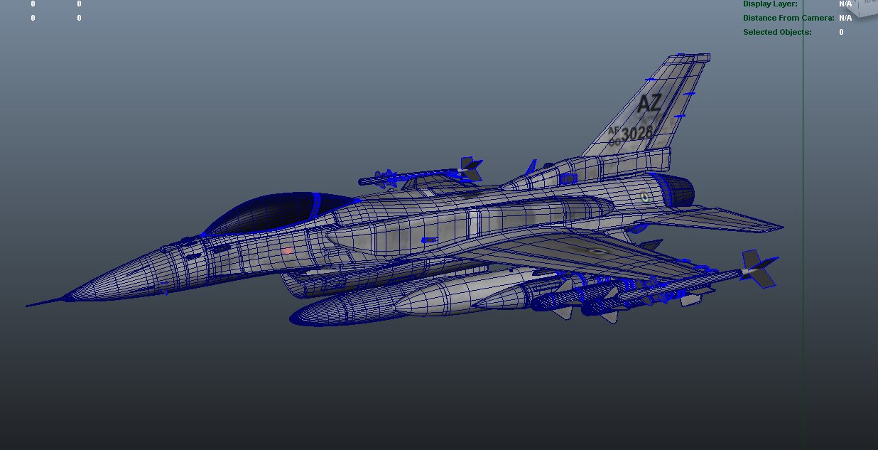 F 16 Fighter Jet 3D Model in Fighter 3DExport