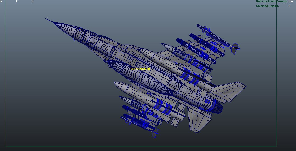 F 16 Fighter Jet 3D Model in Fighter 3DExport