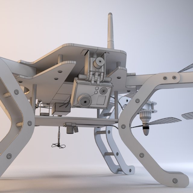 octocopter - 3dr octo-quad 3D Model in Drone / Copter 3DExport