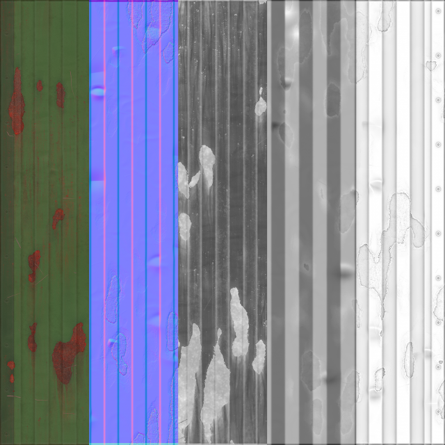 procedural pbr metal sheets Free CG Textures in Metal 3DExport