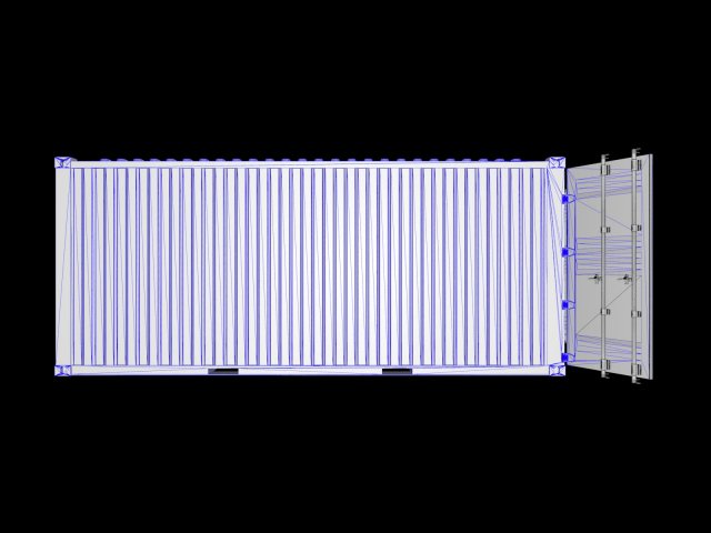 container 3D Model in Shipping Containers 3DExport
