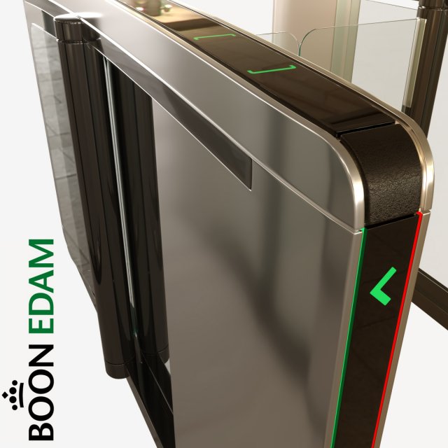 turnstile speedlane swing 3D Model in Office 3DExport