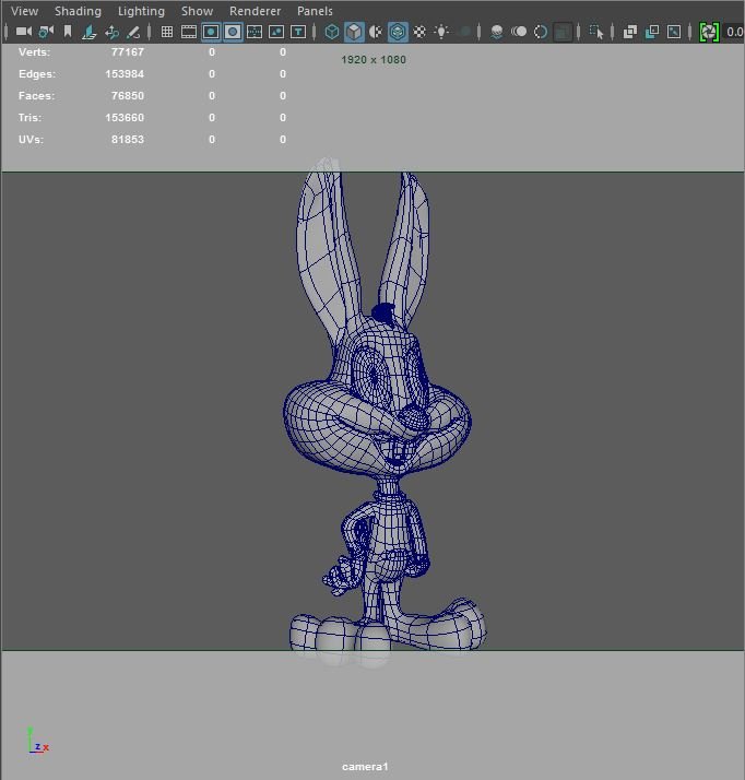 Bunny Rabbit 3D Model in Fantasy 3DExport