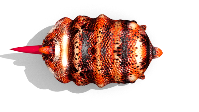 martian larva 3D Model in Insects 3DExport