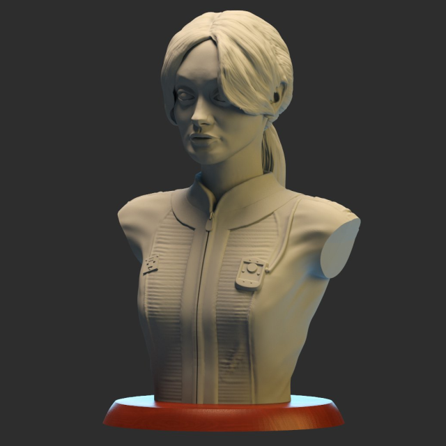 LUCY MACLEAN bust fallout 3D Print Model in Woman 3DExport
