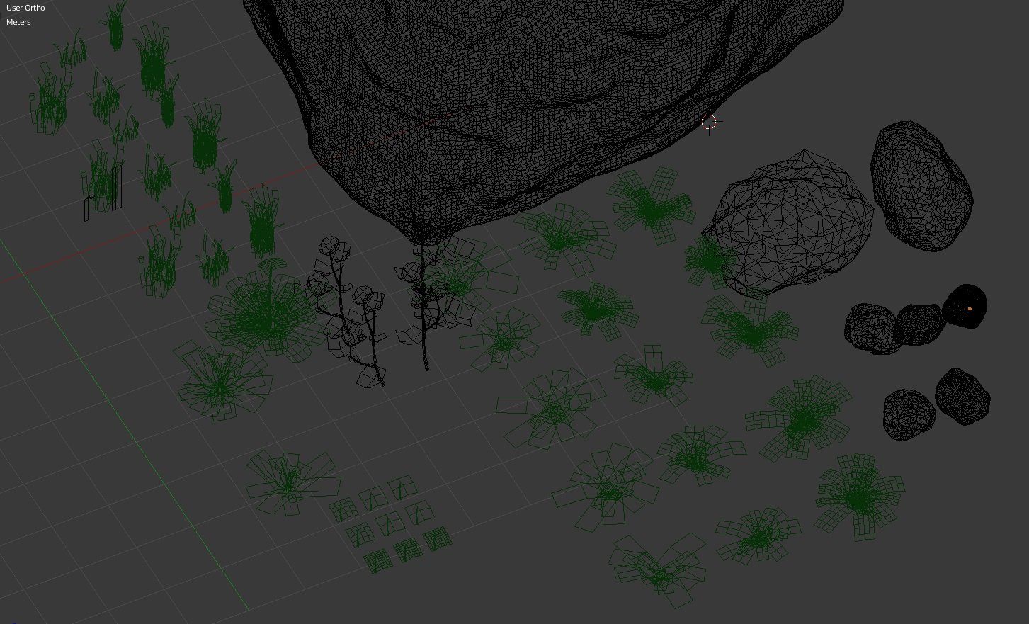 Nature Asset PACK by Mmero BLENDER 3D Model in Grass and Ground Cover ...