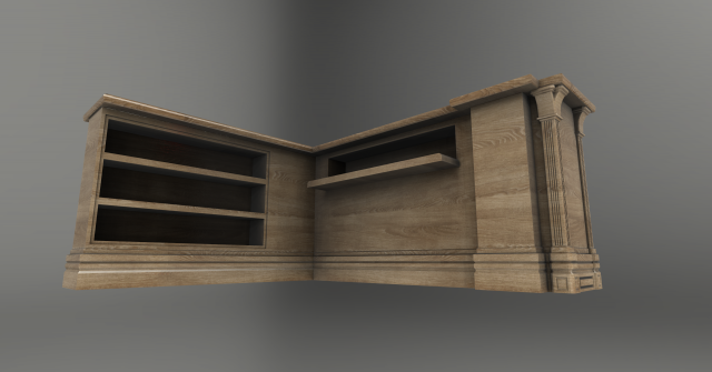 reception table 3D Model in Table 3DExport