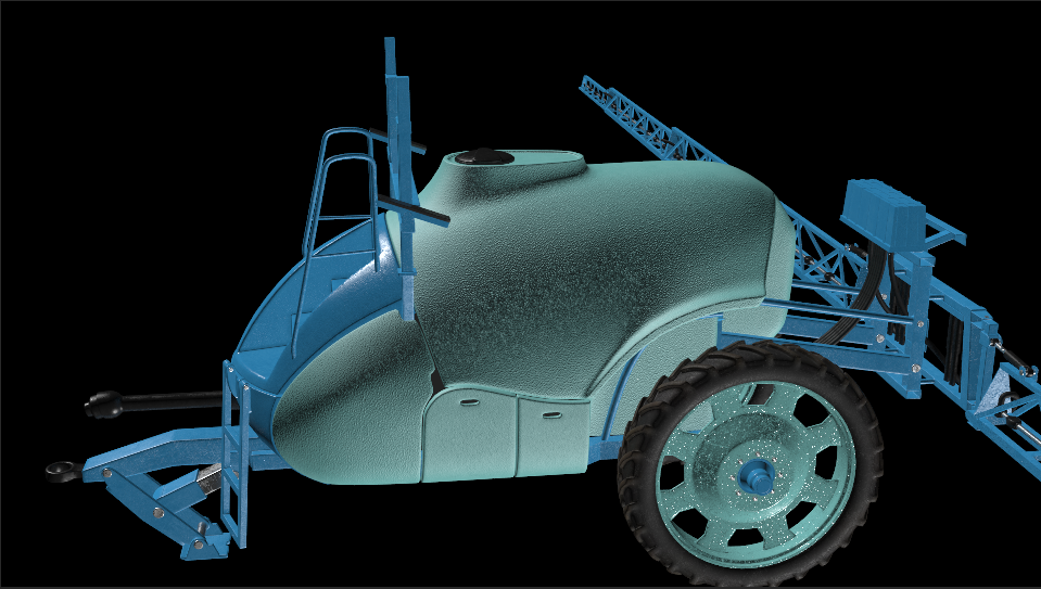 Sprayer 3D Model in Bomber 3DExport