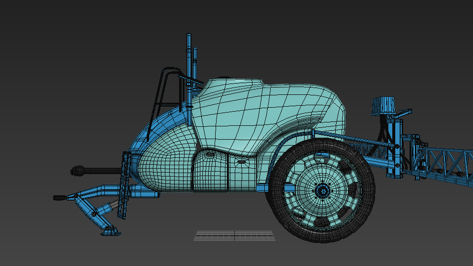 Sprayer 3D Model in Bomber 3DExport