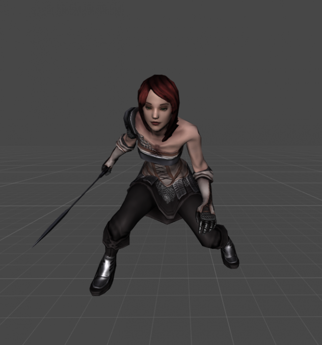 female warrior 3D Model in Woman 3DExport
