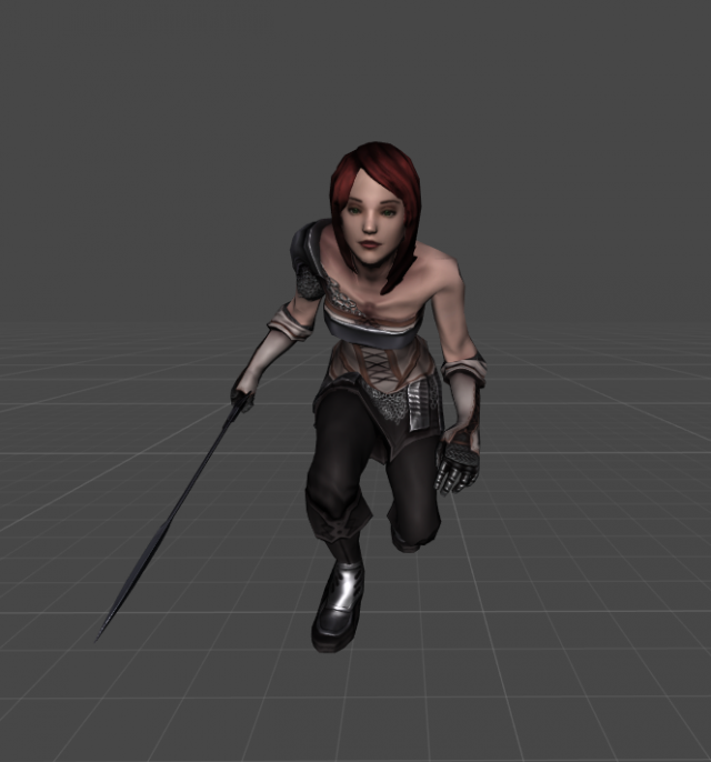 female warrior 3D Model in Woman 3DExport