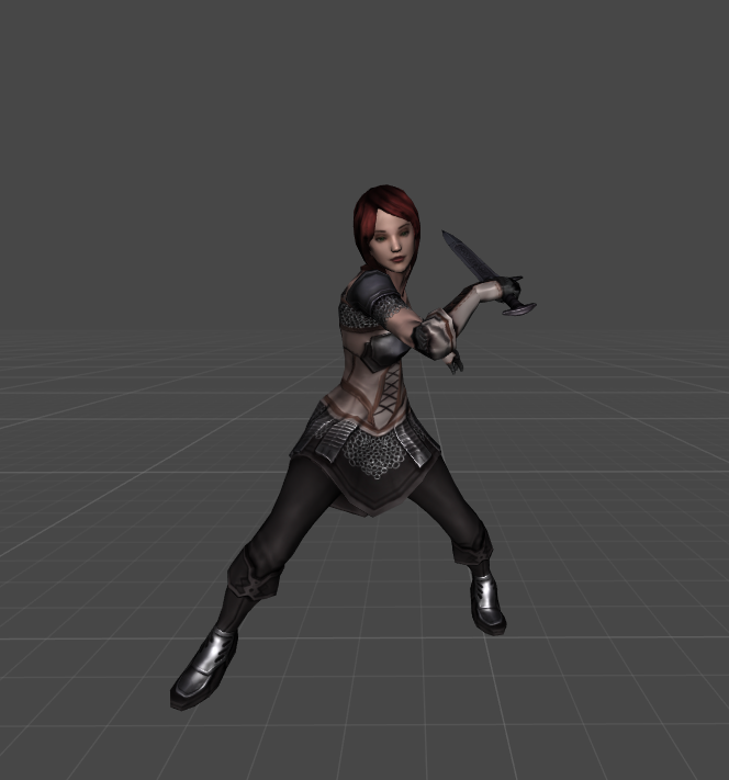 Female warrior 3D Model in Woman 3DExport