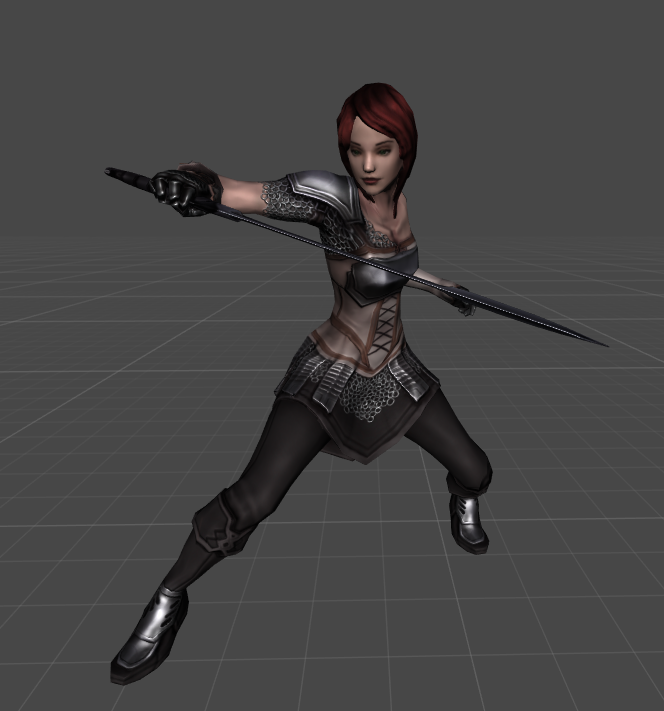 Female warrior 3D Model in Woman 3DExport