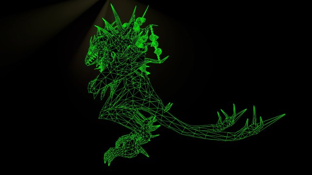demon dragon 3D Model in Monster 3DExport