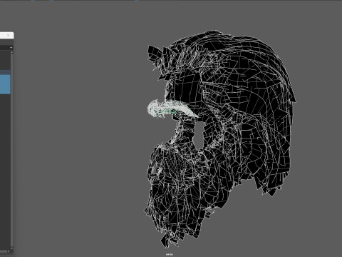 22WizardHair Beard Brows 3D Model in Man 625252 | 3DExport