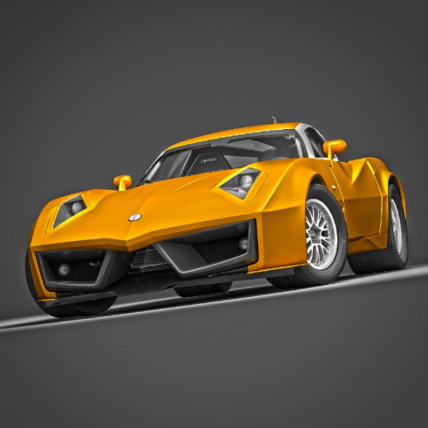 Spada Codatronca TS 2010 3D Model in Royal Cars 3DExport