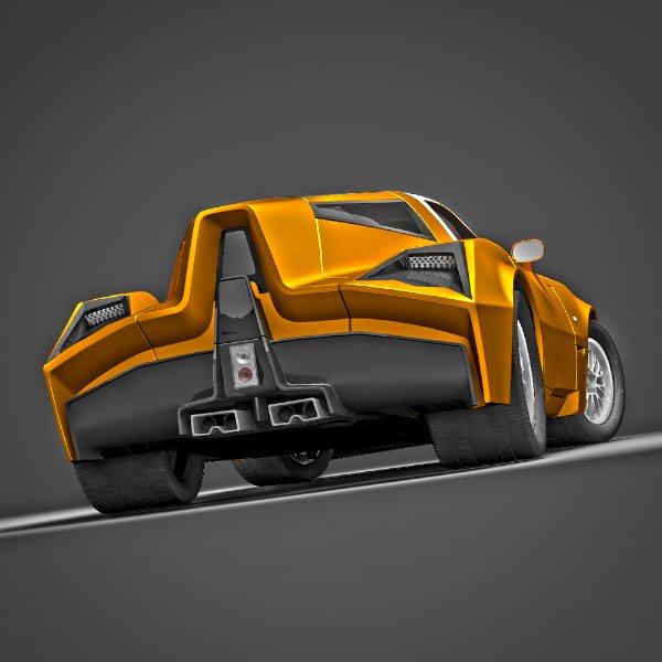 Spada Codatronca TS 2010 3D Model in Royal Cars 3DExport