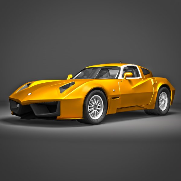 Spada Codatronca TS 2010 3D Model in Royal Cars 3DExport