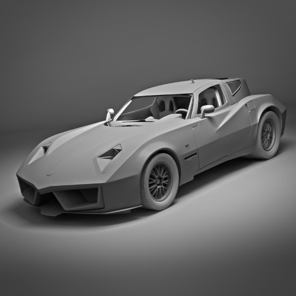 Spada Codatronca TS 2010 3D Model in Royal Cars 3DExport