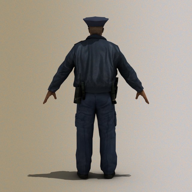 police officer 3D Model in Man 3DExport