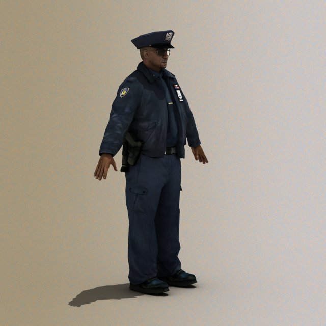 police officer 3D Model in Man 3DExport